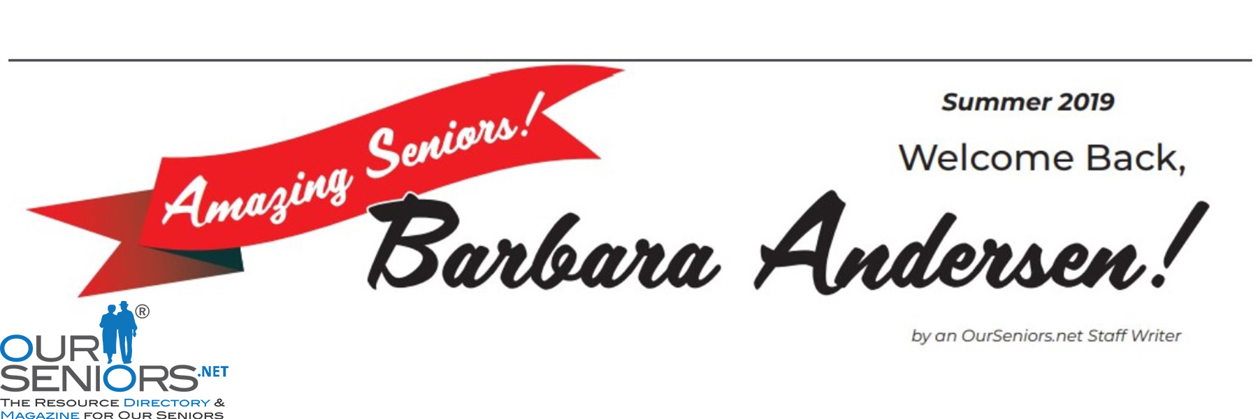 Amazing Senior - Barbara Andersen - OurSeniors.net